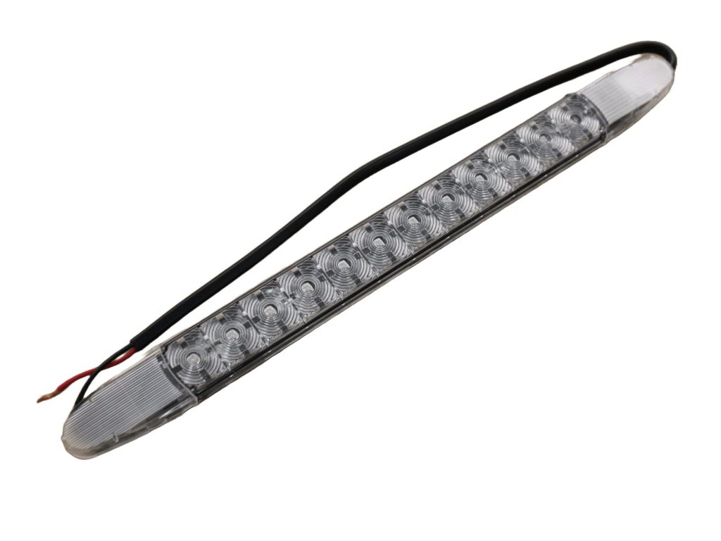 LUXVISION HIGH MOUNTED BRAKE LIGHT LED CLEAR 12V – Caravan Spares
